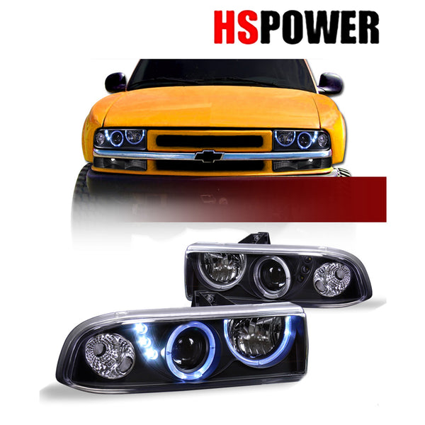 1998-2004 Chevy S10 LED Halo Projector Headlights – HS Power
