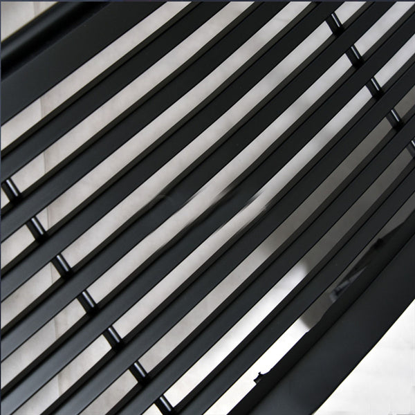 Matte Black Horizontal Billet Front Grill Cover for 1998‑2004 S10 ...