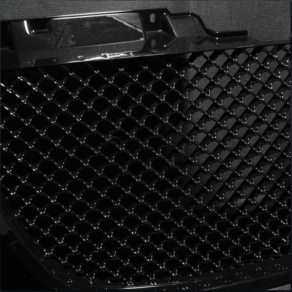 HS Power Front Grill Cover Glossy Black Luxury Sport Mesh Style Front