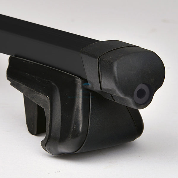 Black Aluminum 49 Inch Square Roof Top Rail Rack Tube Cross Bar Cargo ...